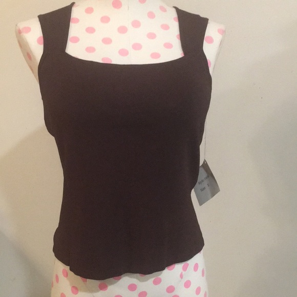 Joseph | Tops | Joseph A Womans Brown Derby Tank Top New Sz Med ...